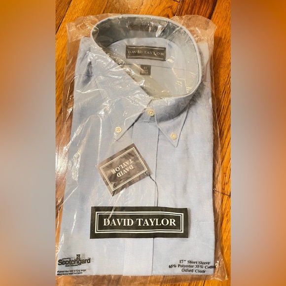 David Taylor | Shirts | David Taylor Mens Light Blue Dress Shirt | Poshmark